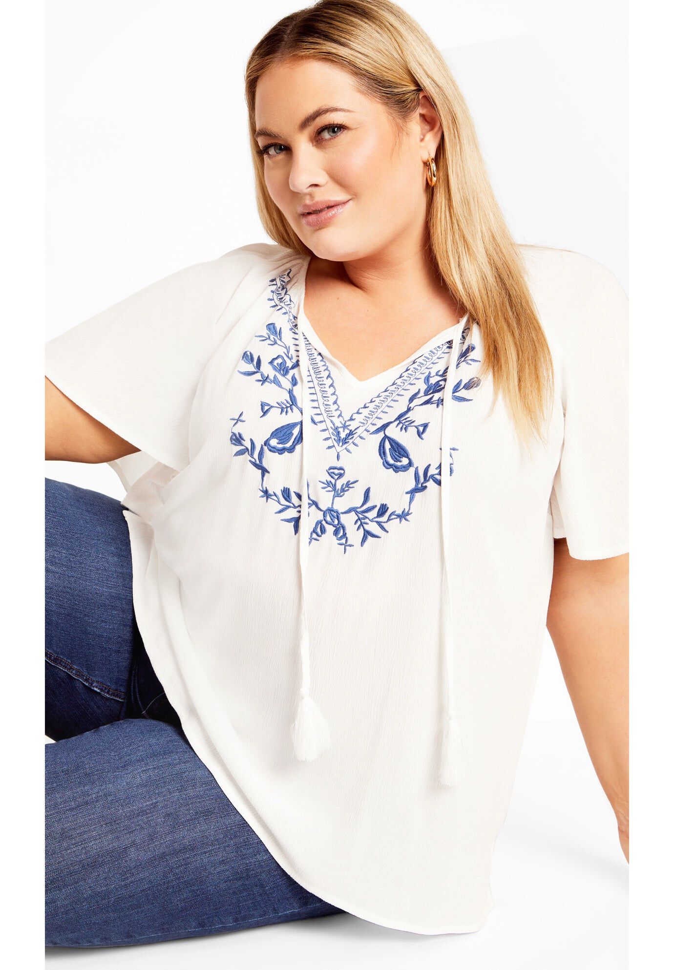 Gemma Emb Top | Fullbeauty Outlet