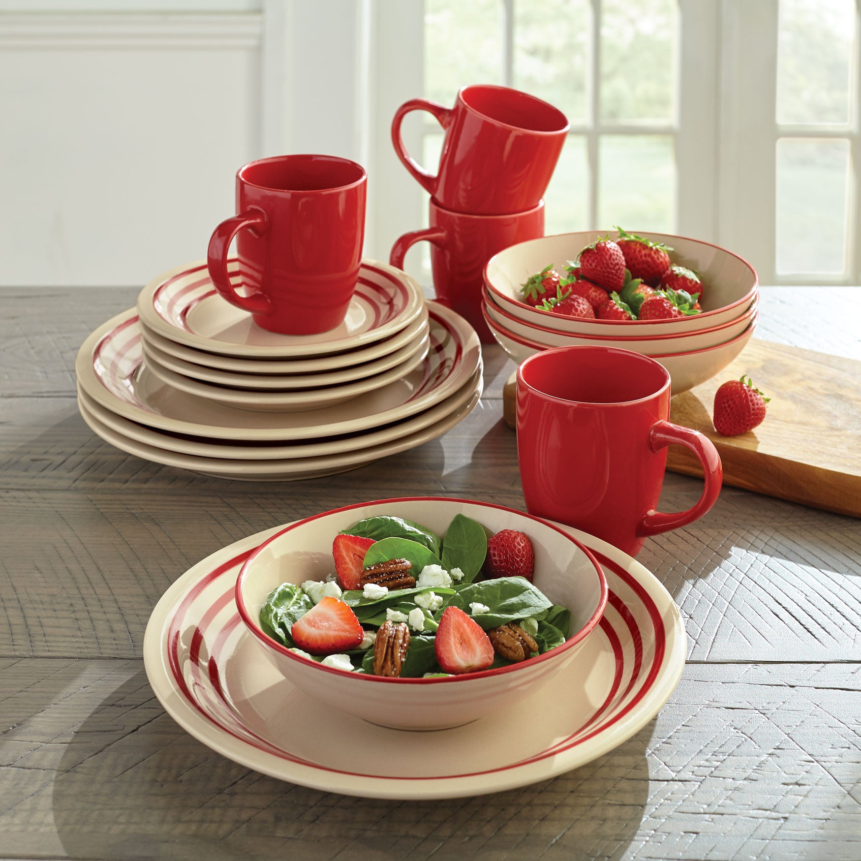 16-Pc. Dinnerware Set | Fullbeauty Outlet