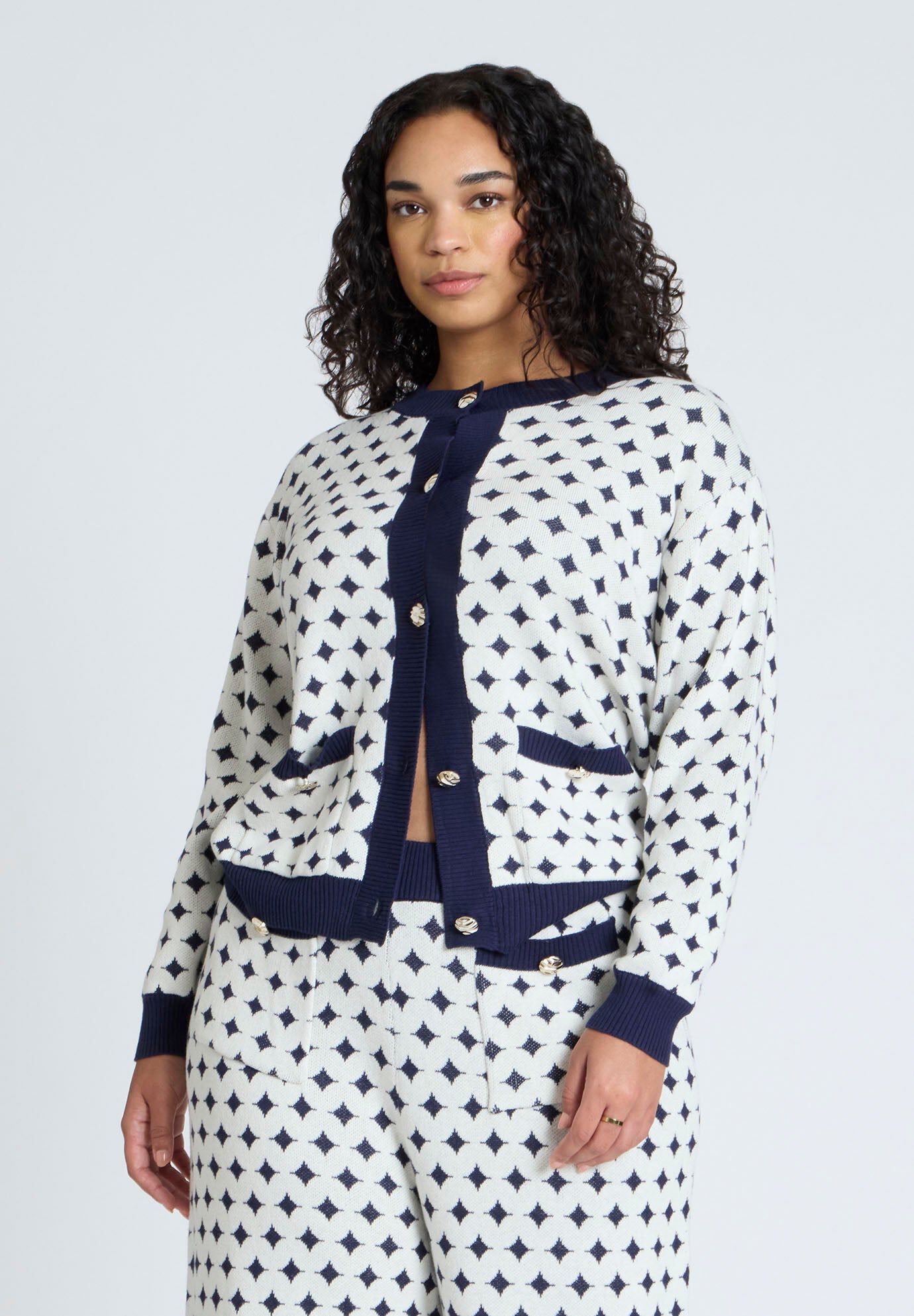 Knit Tweed Jacket | Fullbeauty Outlet