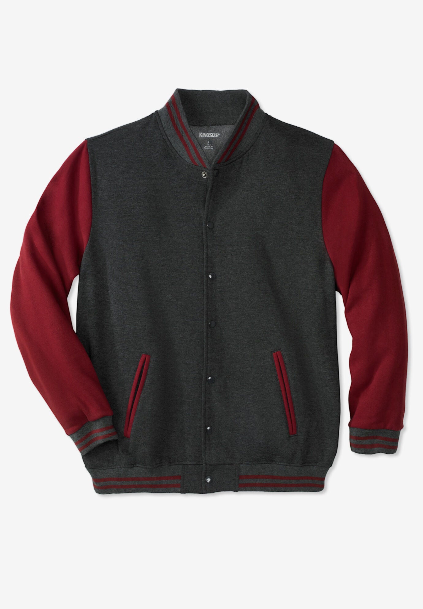 Fleece Varsity Jacket | Fullbeauty Outlet