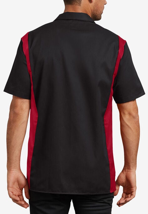 Two Tone Short Sleeve Work Shirt By Dickies® Fullbeauty Outlet 2255