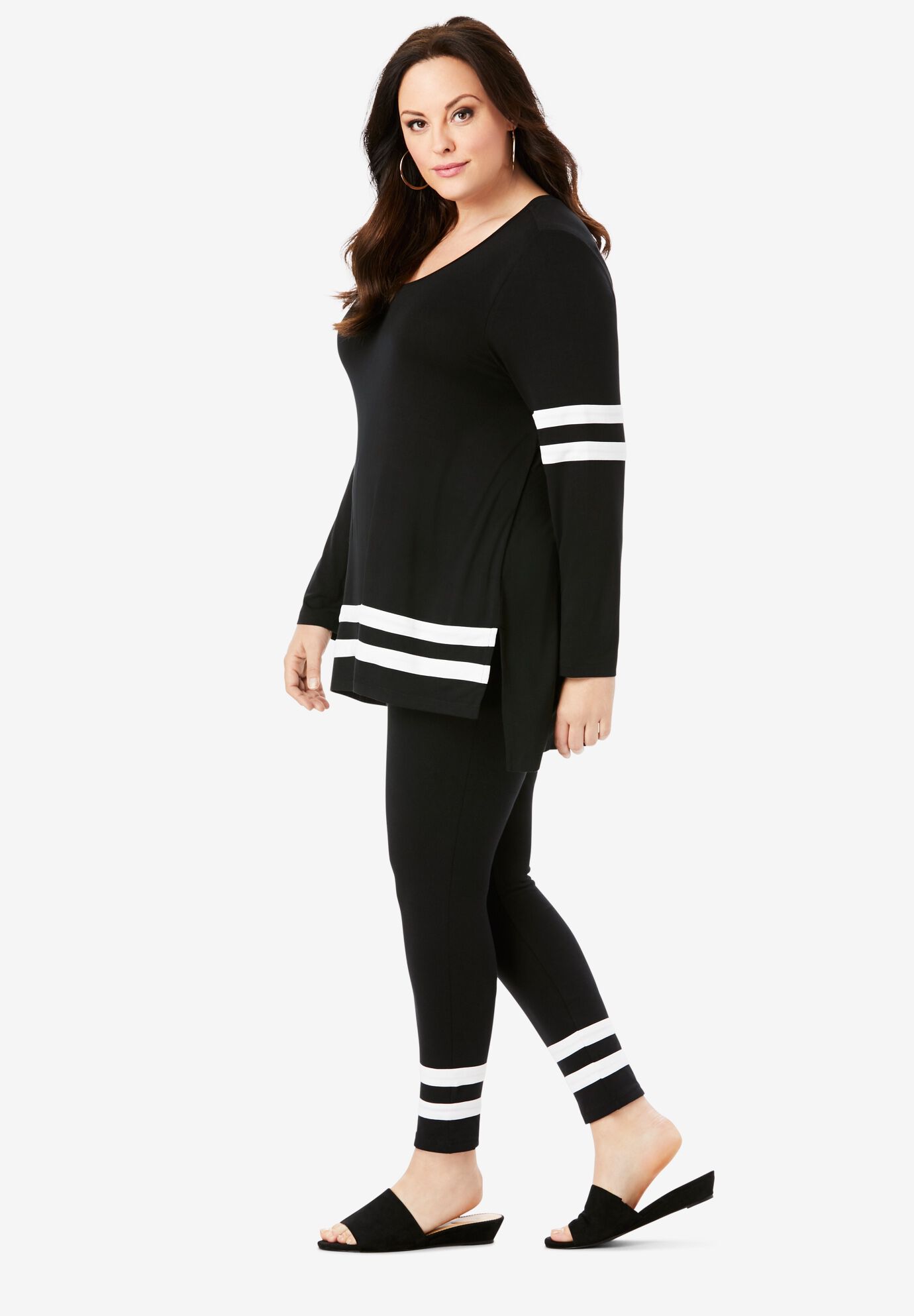 Mesh Colorblock Lounge Set | Fullbeauty Outlet