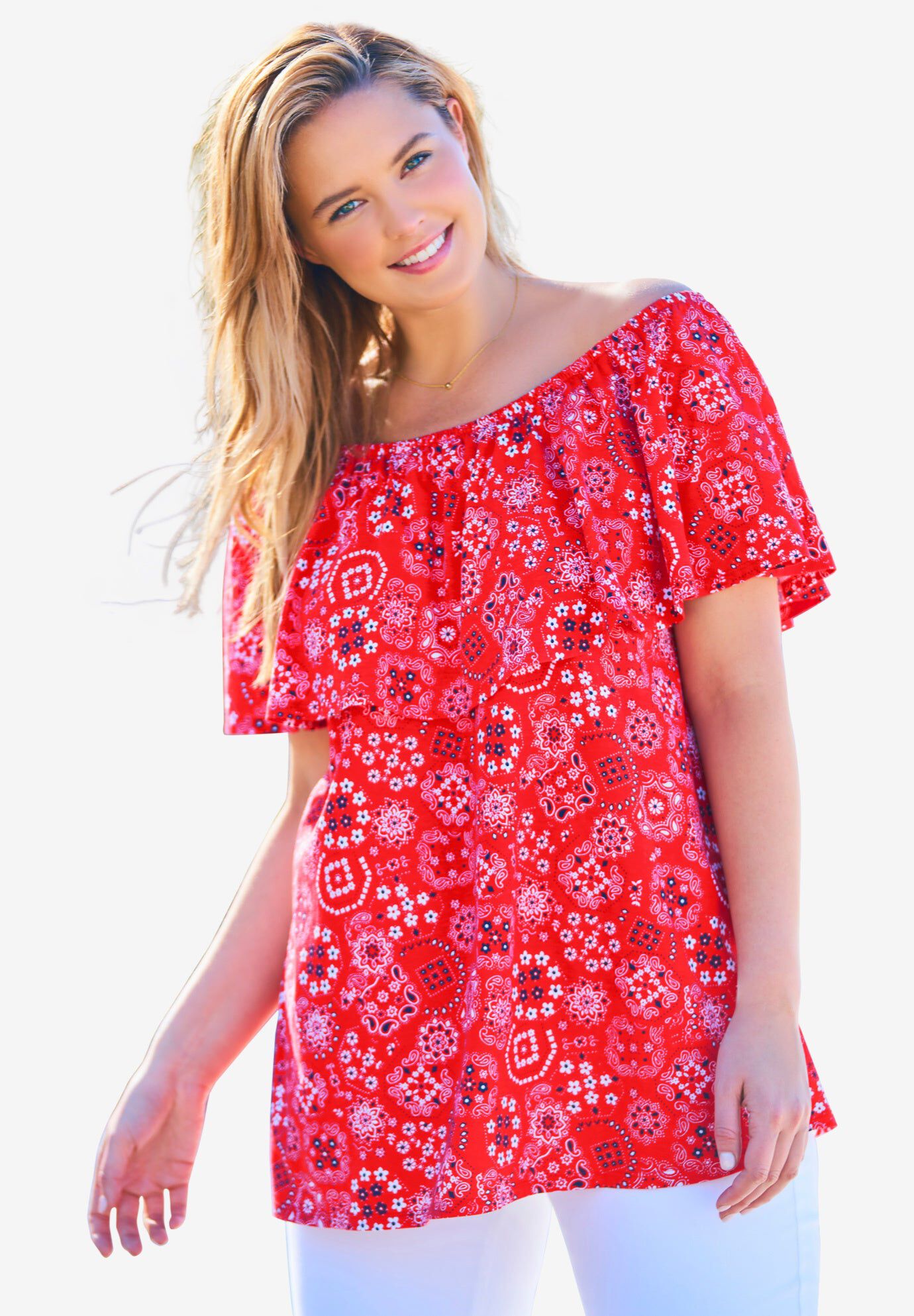 Cheap Plus Size T-Shirts and Tops for Women | Fullbeauty Outlet