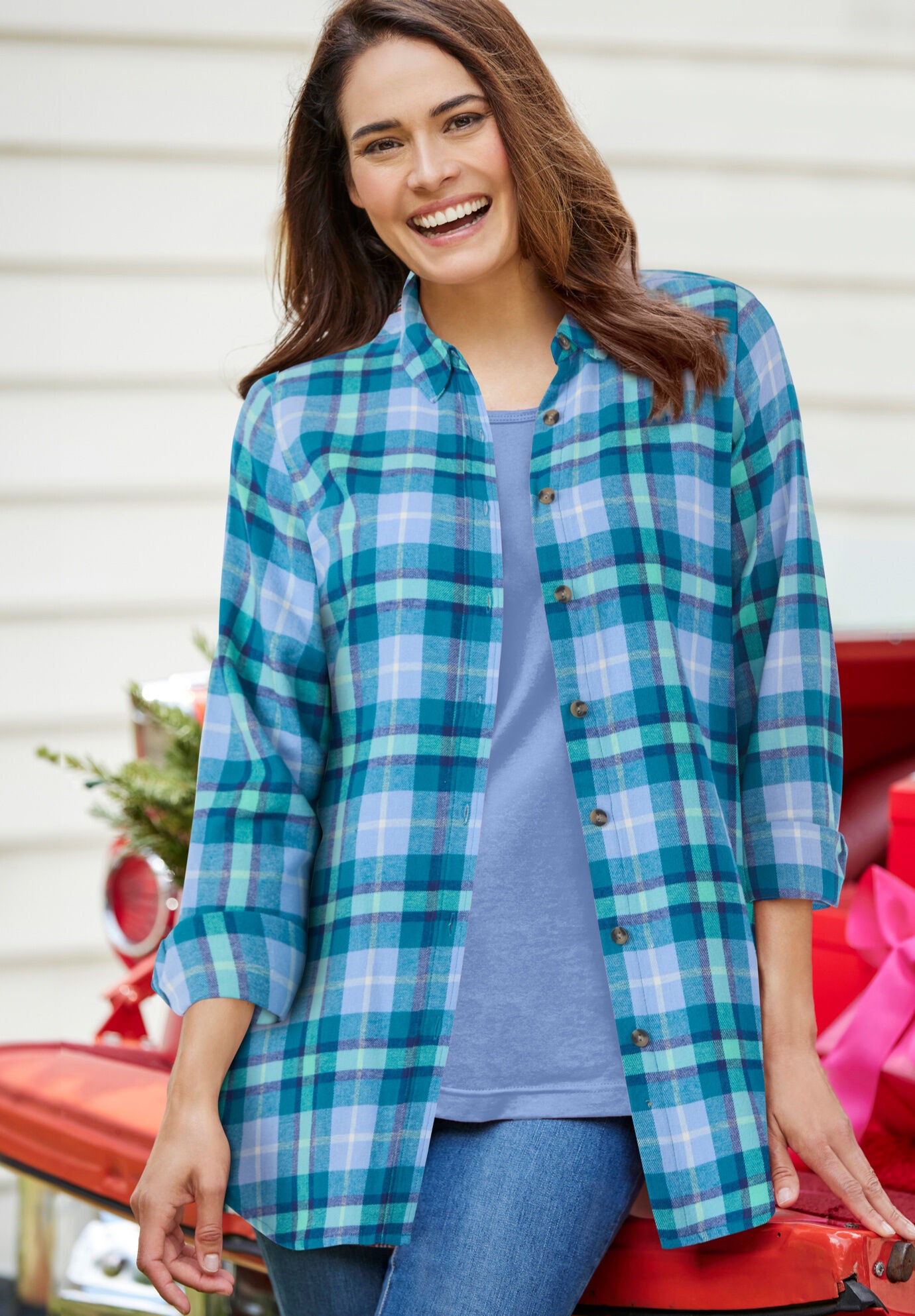 Classic Flannel Shirt | Fullbeauty Outlet