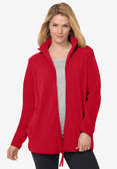Zip-Front Microfleece Jacket | Fullbeauty Outlet