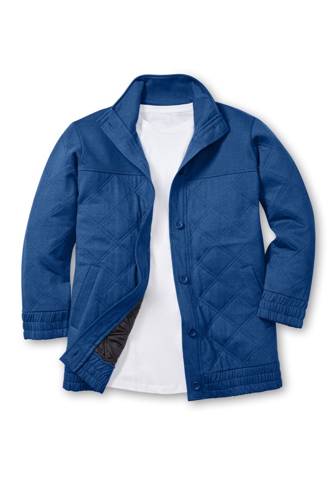 Quilted Easy Fleece Jacket | Fullbeauty Outlet