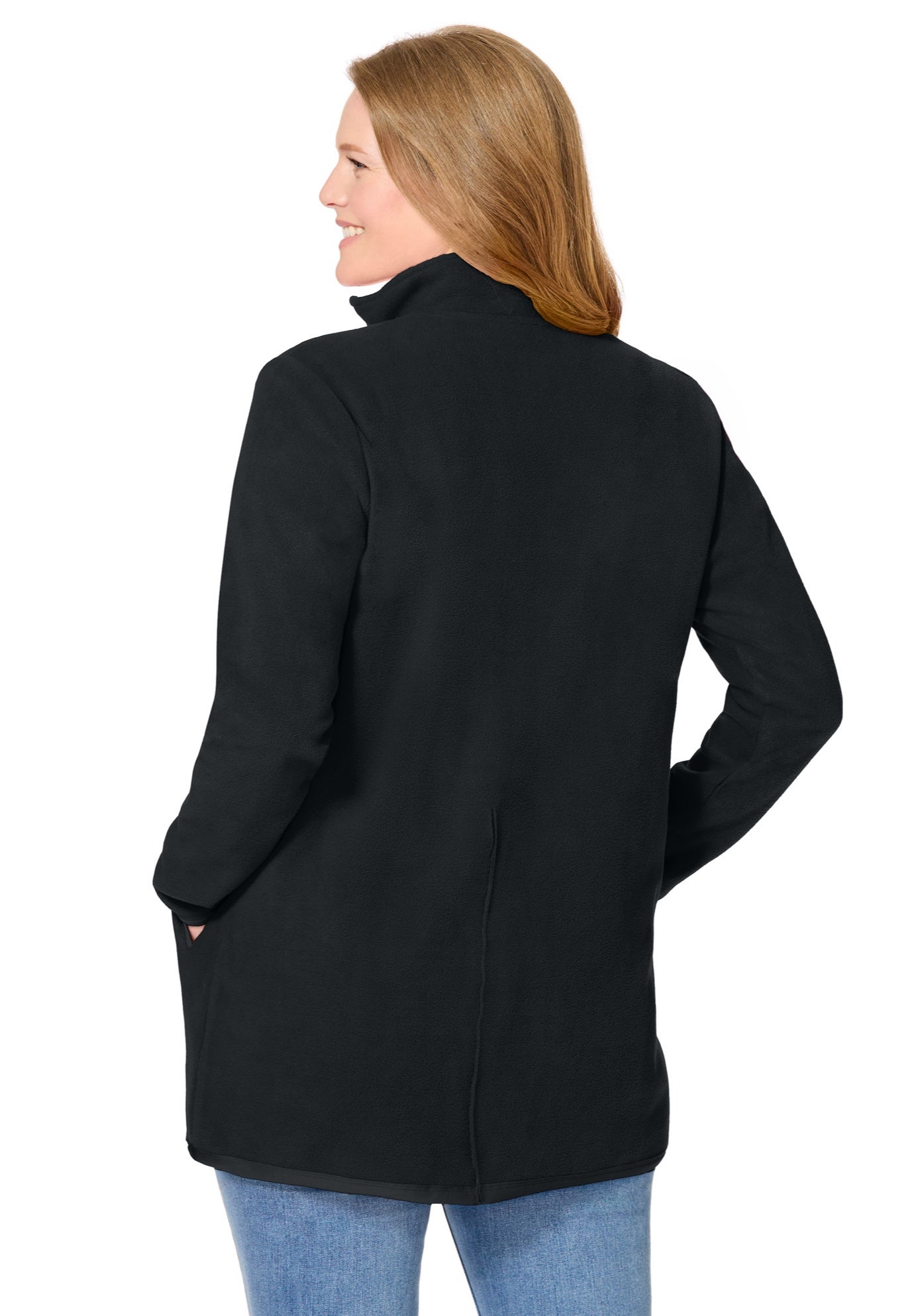 Zip-Front Microfleece Jacket | Fullbeauty Outlet