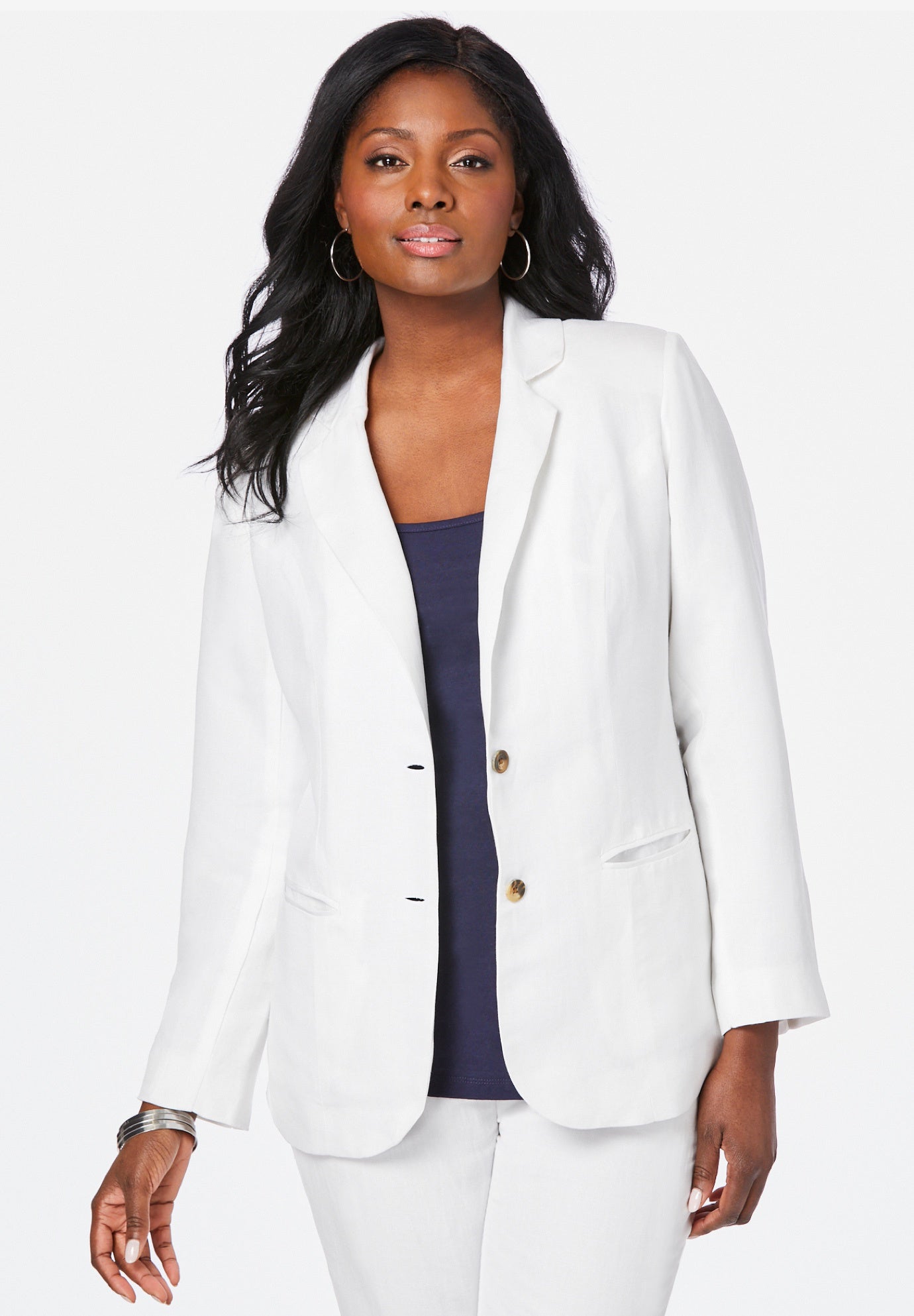 Linen Blazer | Fullbeauty Outlet