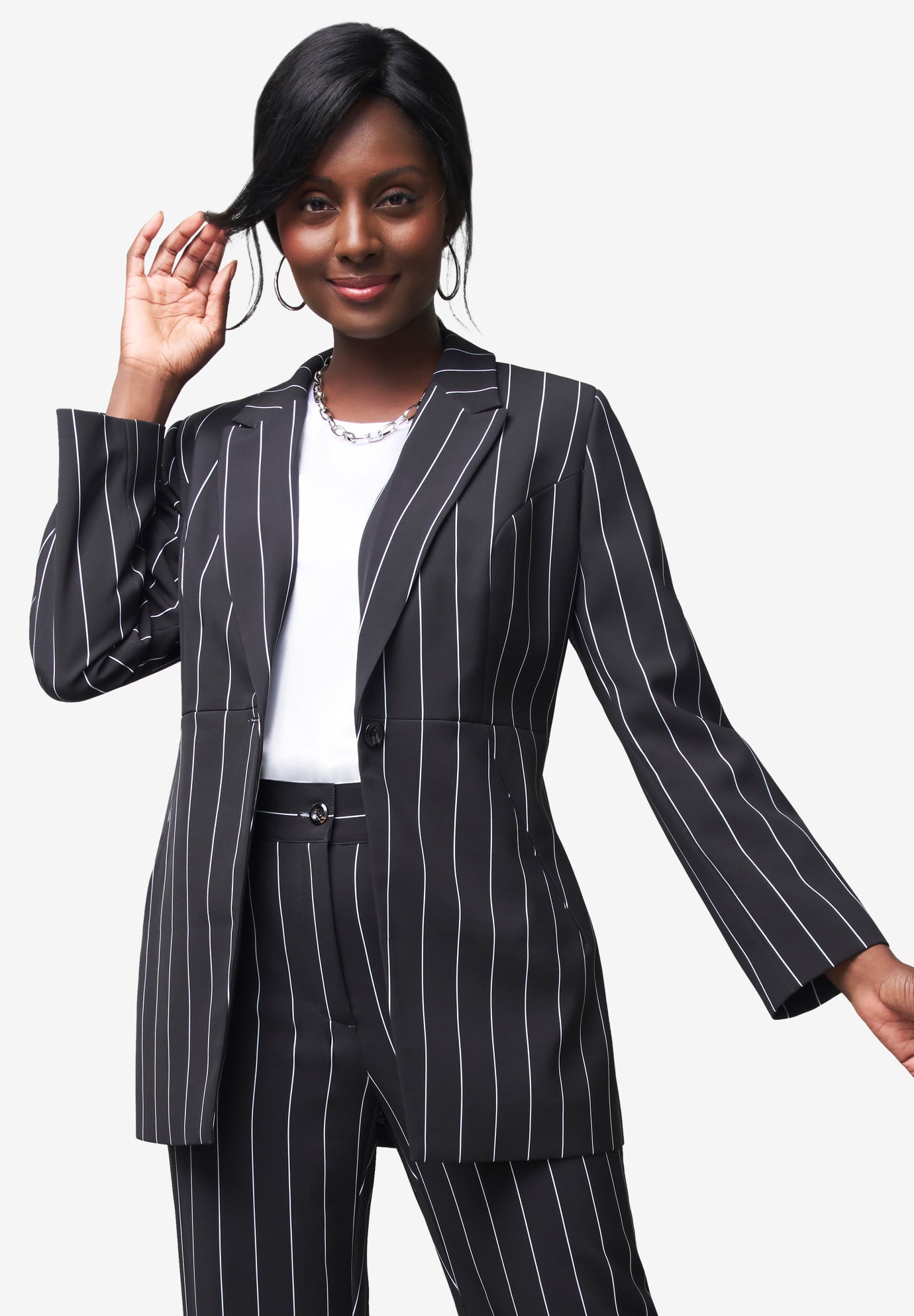 Bi-Stretch Blazer | Fullbeauty Outlet