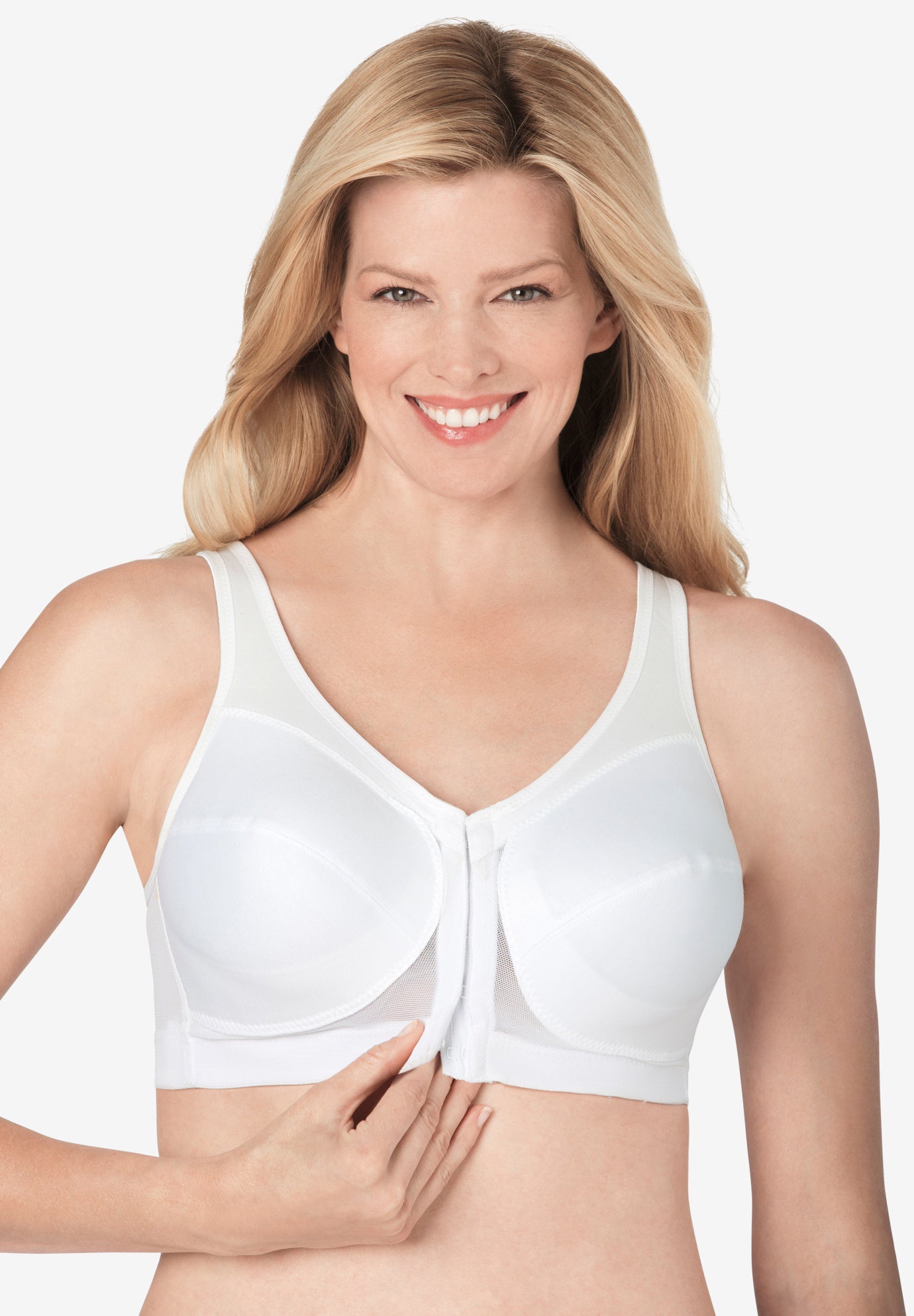 Magic Lift® Front Hook Wireless Posture Bra By Glamorise® Plus Size