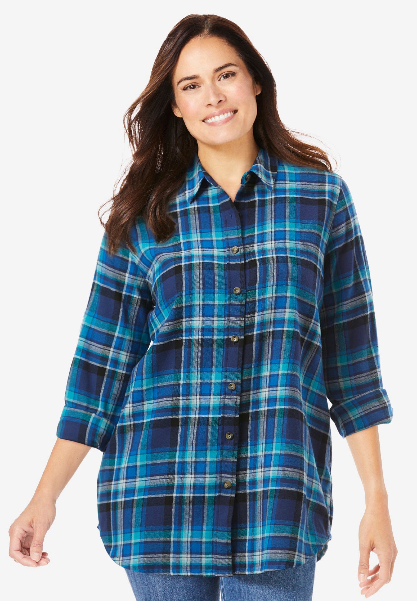 Classic Flannel Shirt | Fullbeauty Outlet