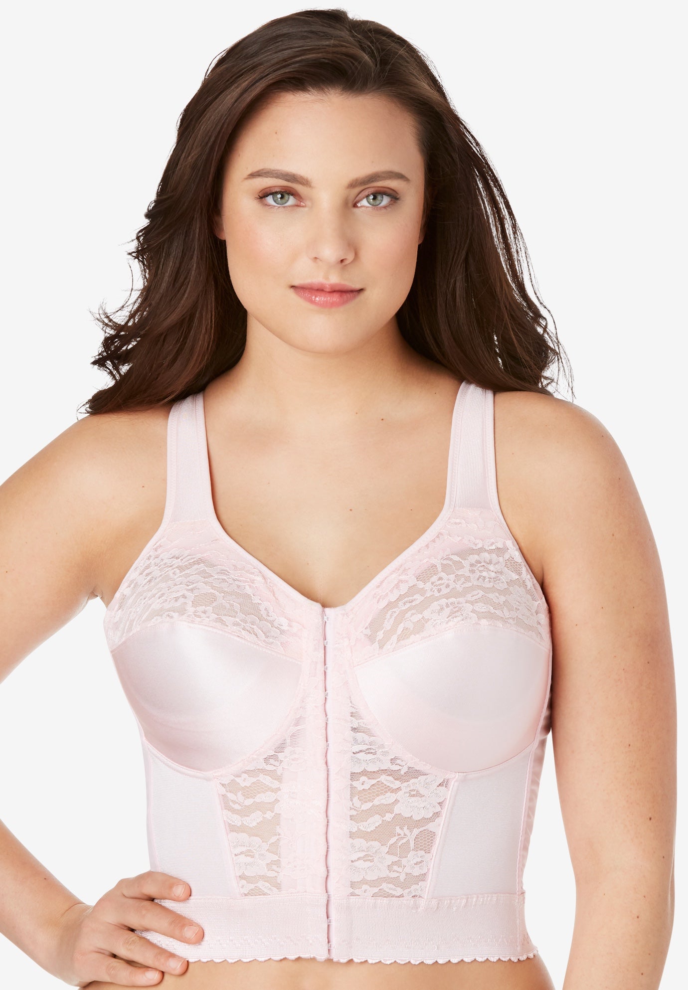 Easy Enhancer® Wireless Longline Posture Bra By Comfort Choice® Plus Sizewireless Bras